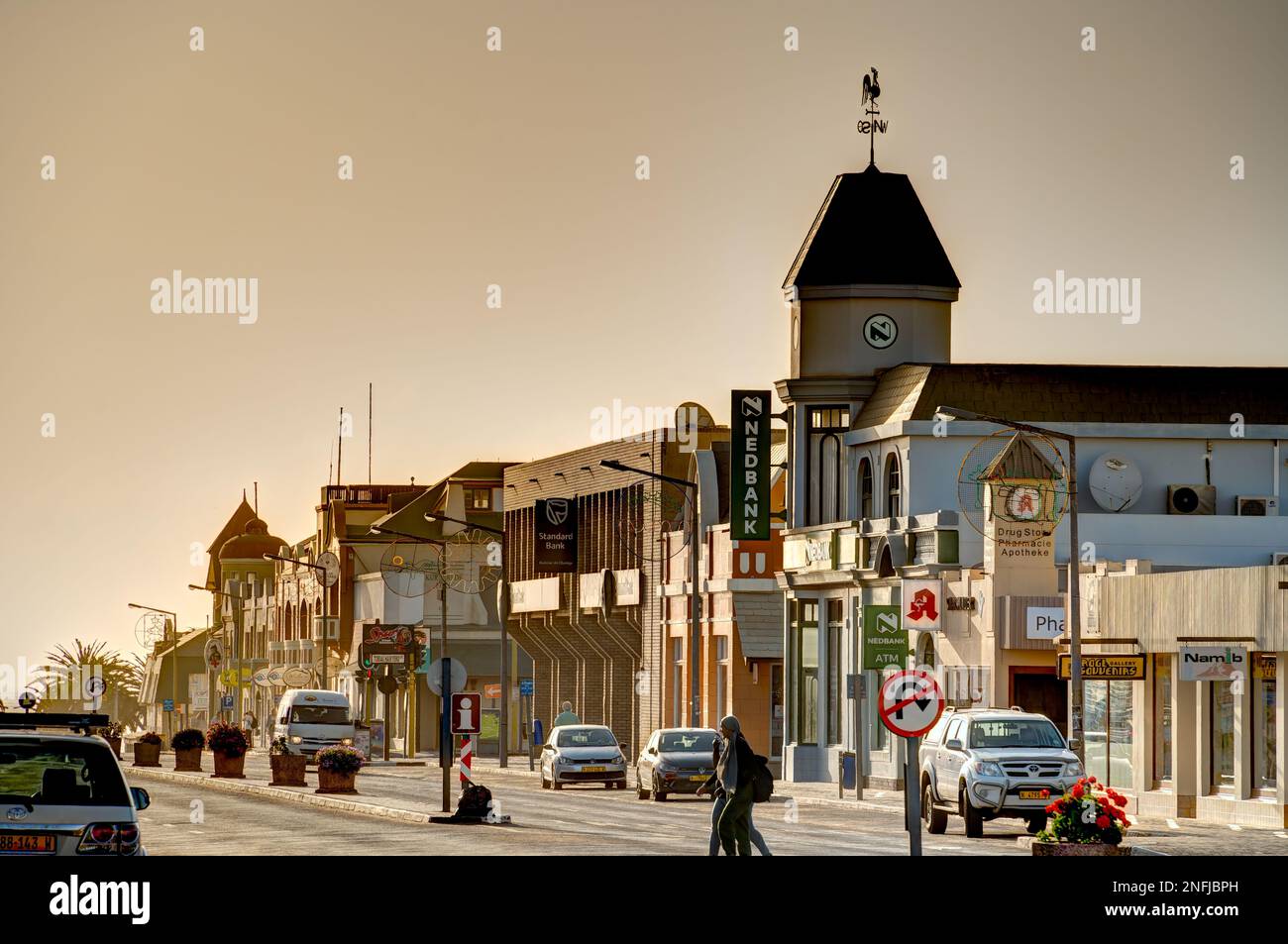 Swakopmund landmarks, Namibia Stock Photo - Alamy