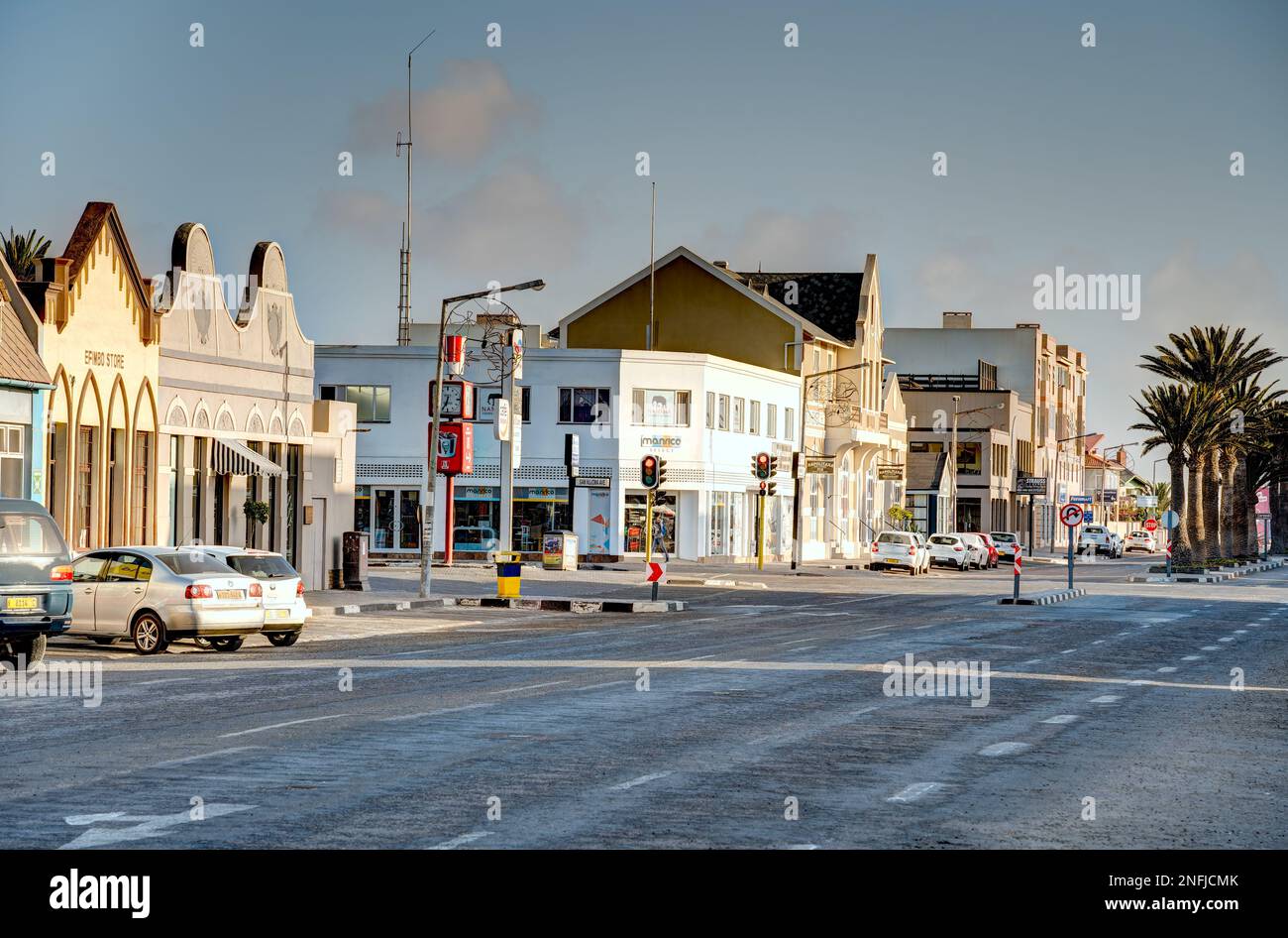 Swakopmund landmarks, Namibia Stock Photo - Alamy