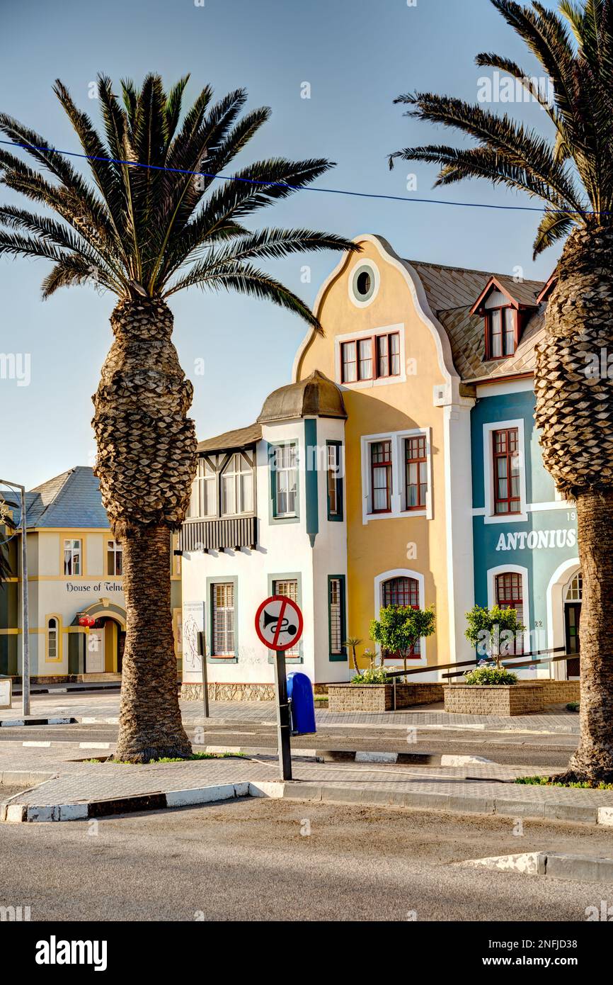 Swakopmund landmarks, Namibia Stock Photo - Alamy