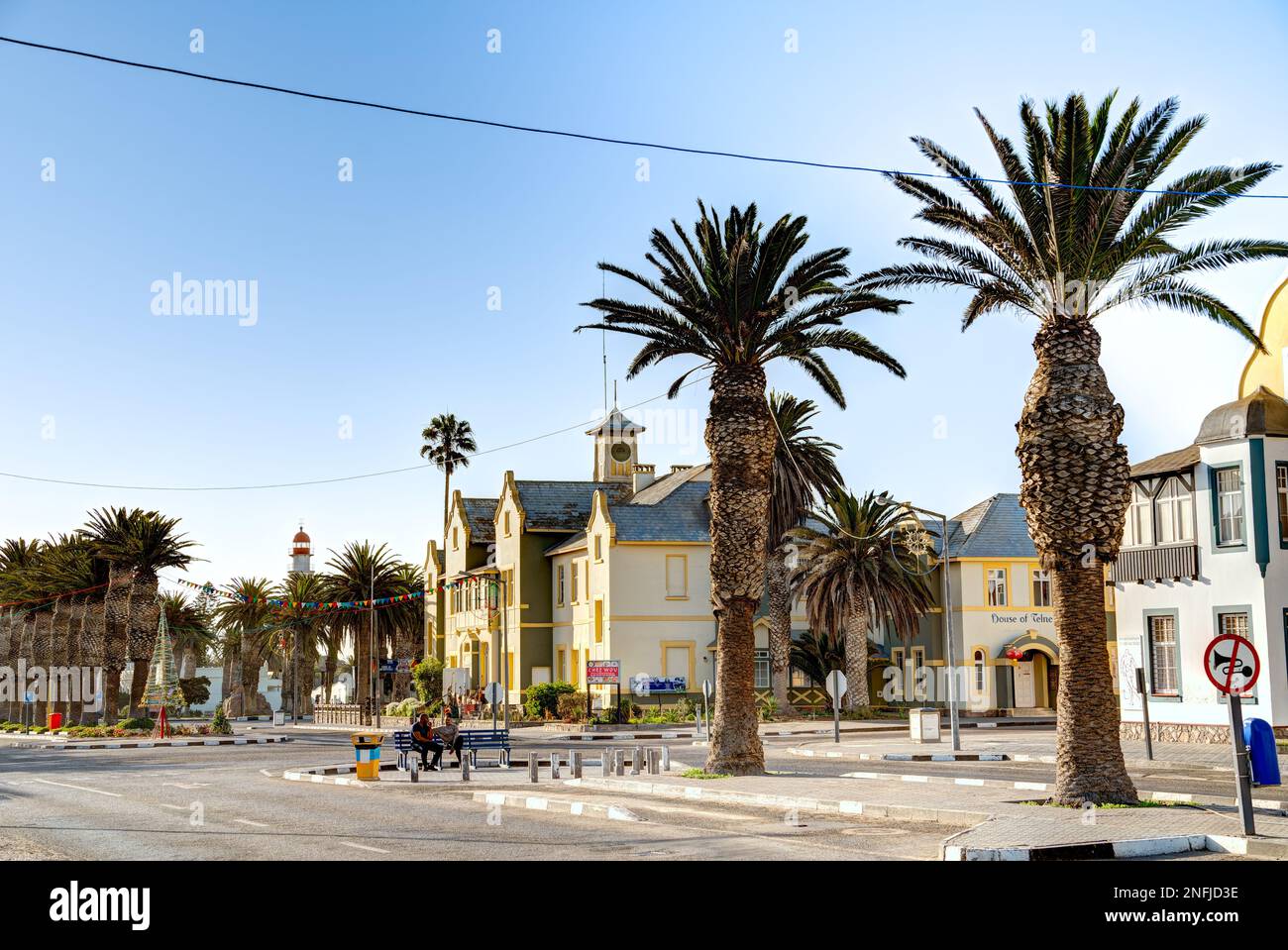Swakopmund landmarks, Namibia Stock Photo - Alamy