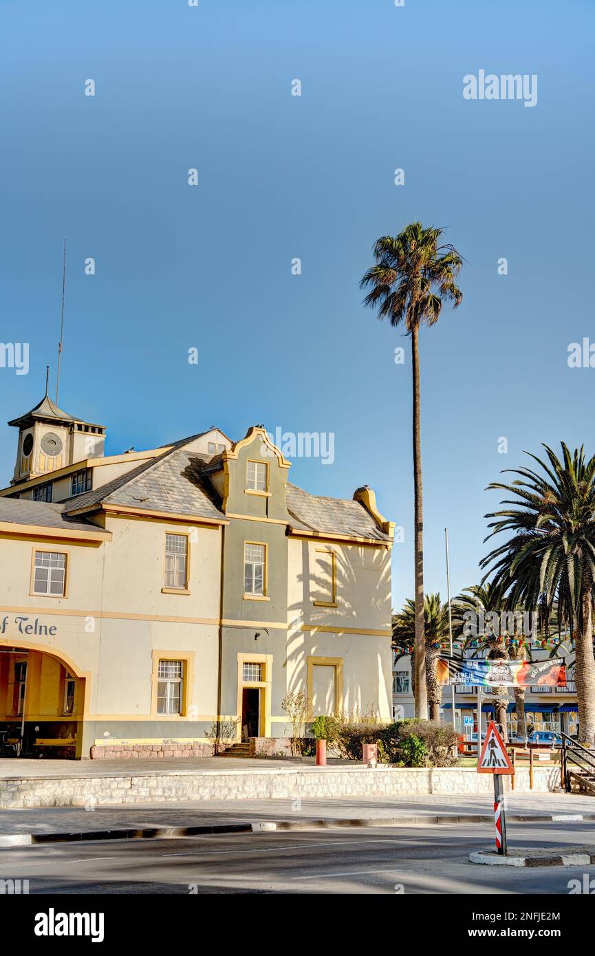 Swakopmund landmarks, Namibia Stock Photo - Alamy