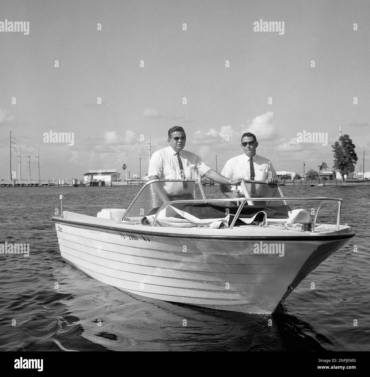 Charlotte County Sheriff John Bent, left, and his deputy Maj. Richard ...