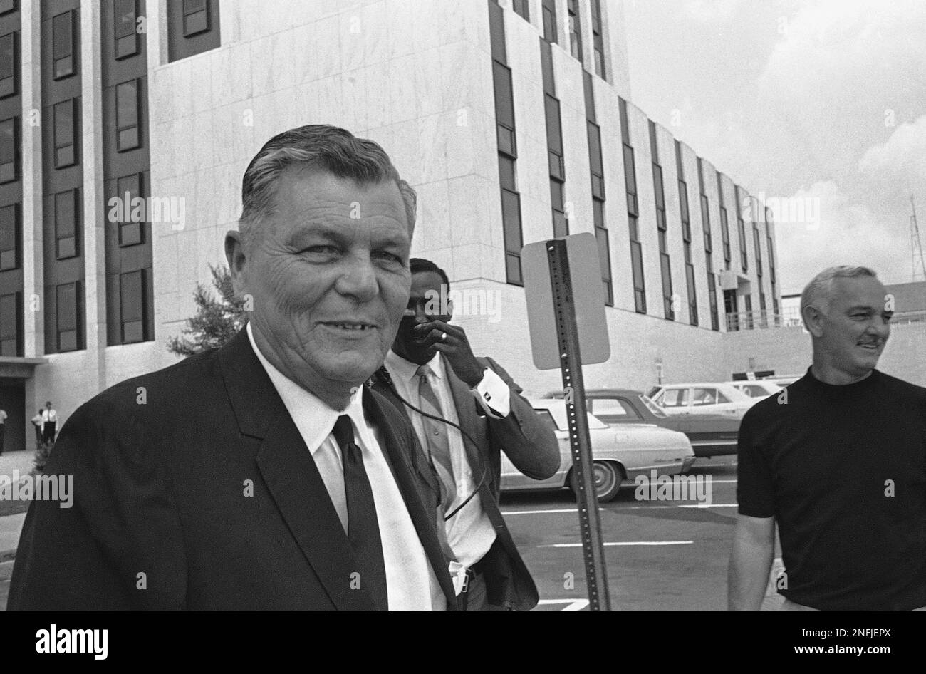 Robert F. Mackle, a wealthy Coral Gables, Fla., land developer, flashes ...