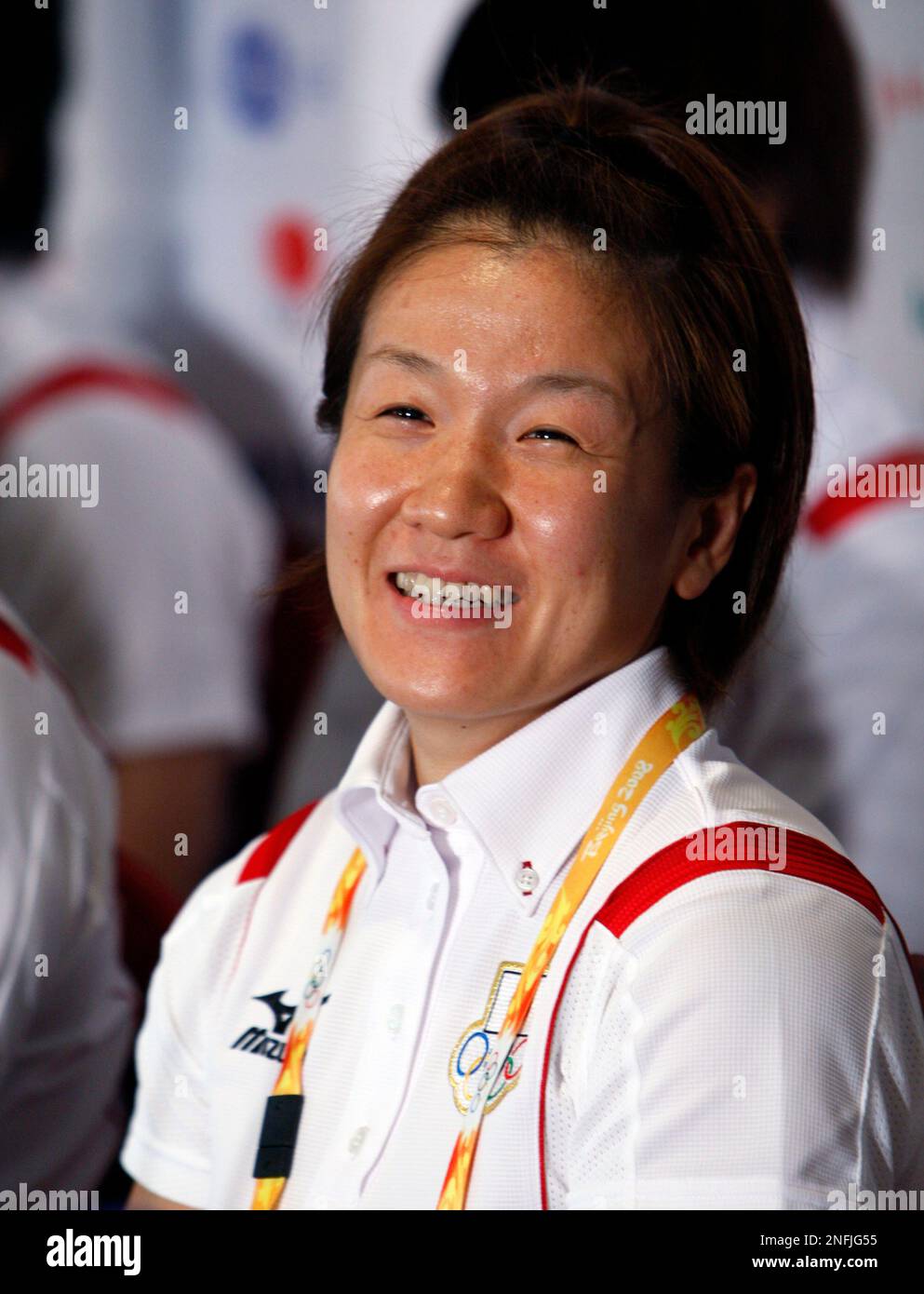 Japan's two-time Olympic women's judo 48kg class gold medalist Ryoko ...