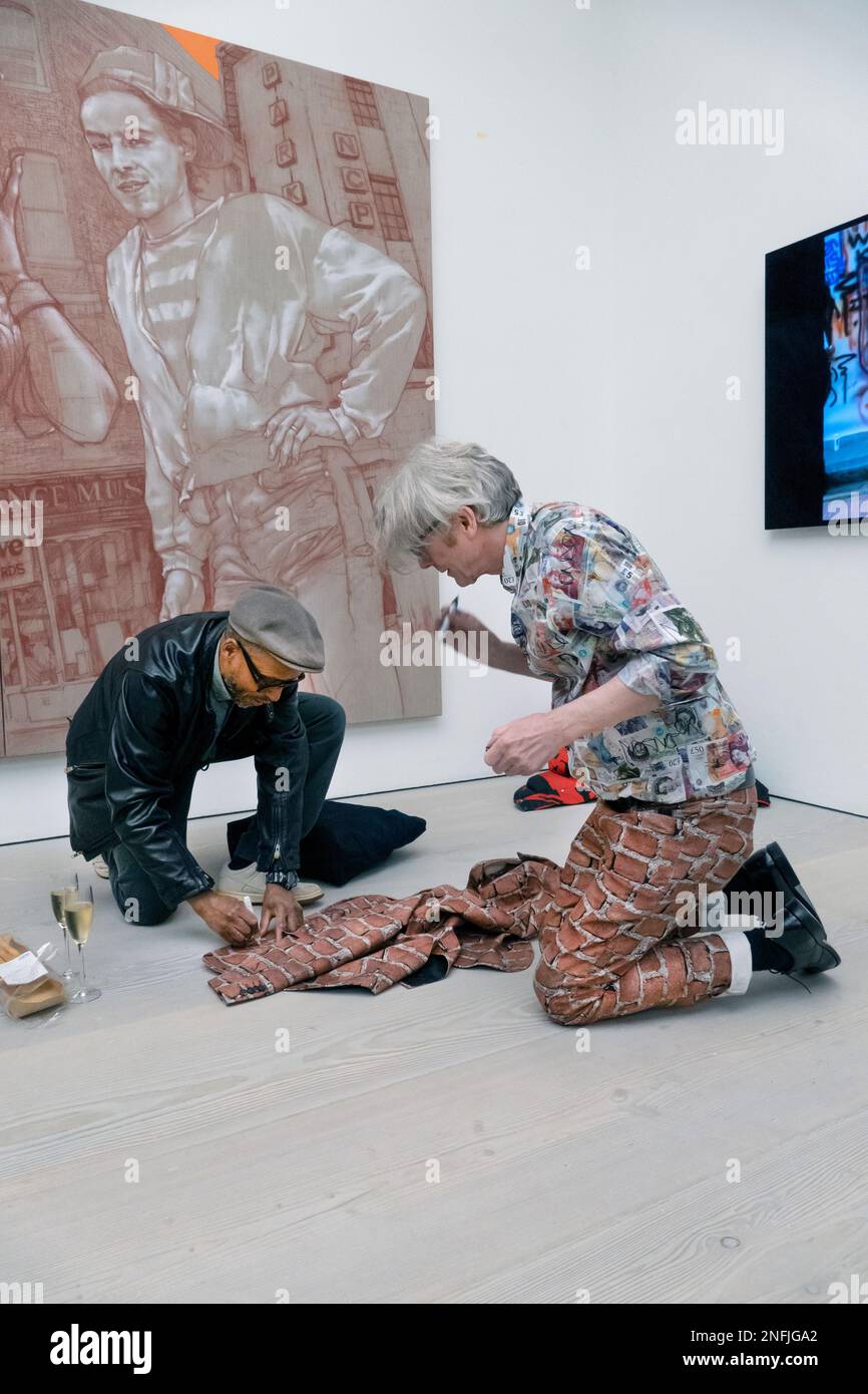 The opening of Street art exhibition'Beyond The Streets' at the Saatchi ...