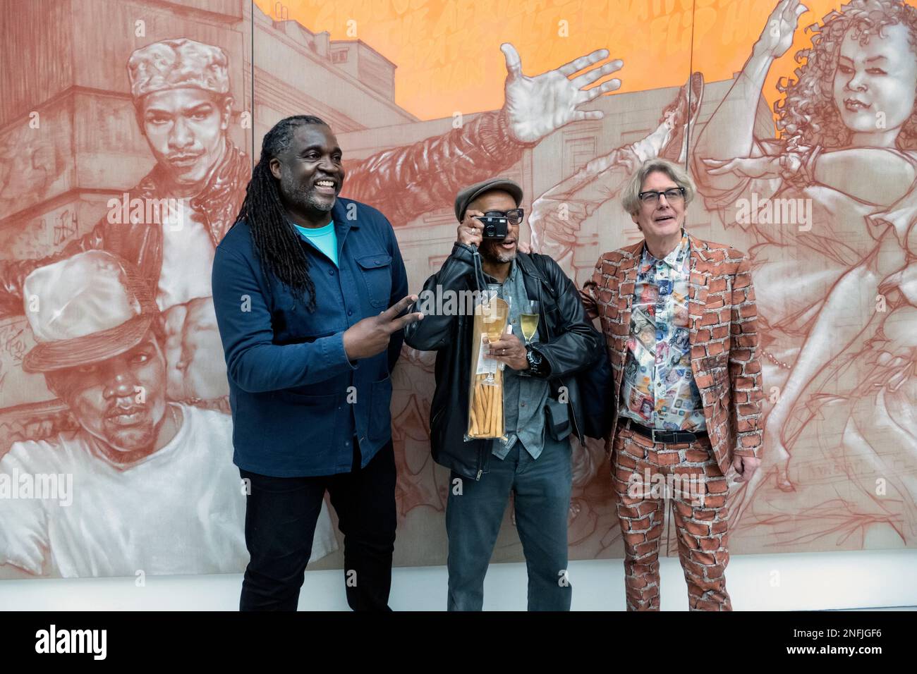 The opening of Street art exhibition'Beyond The Streets' at the Saatchi ...