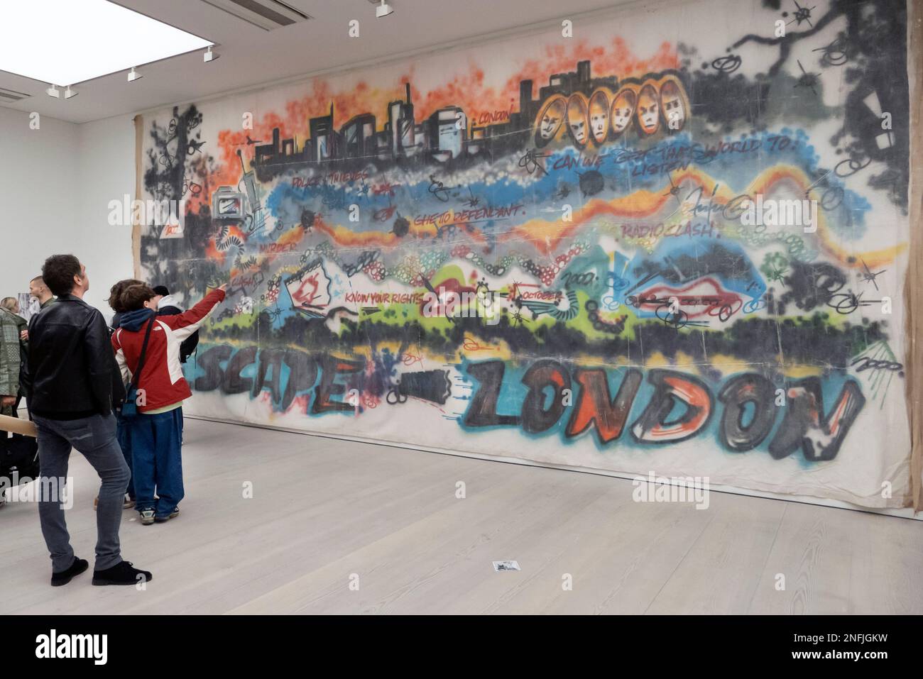 The opening of Street art exhibition'Beyond The Streets' at the Saatchi ...