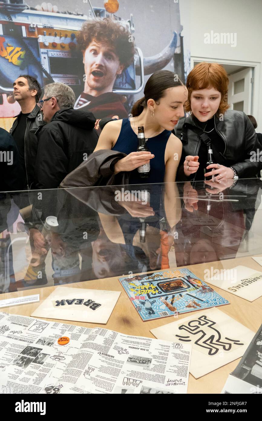 The opening of Street art exhibition'Beyond The Streets' at the Saatchi ...