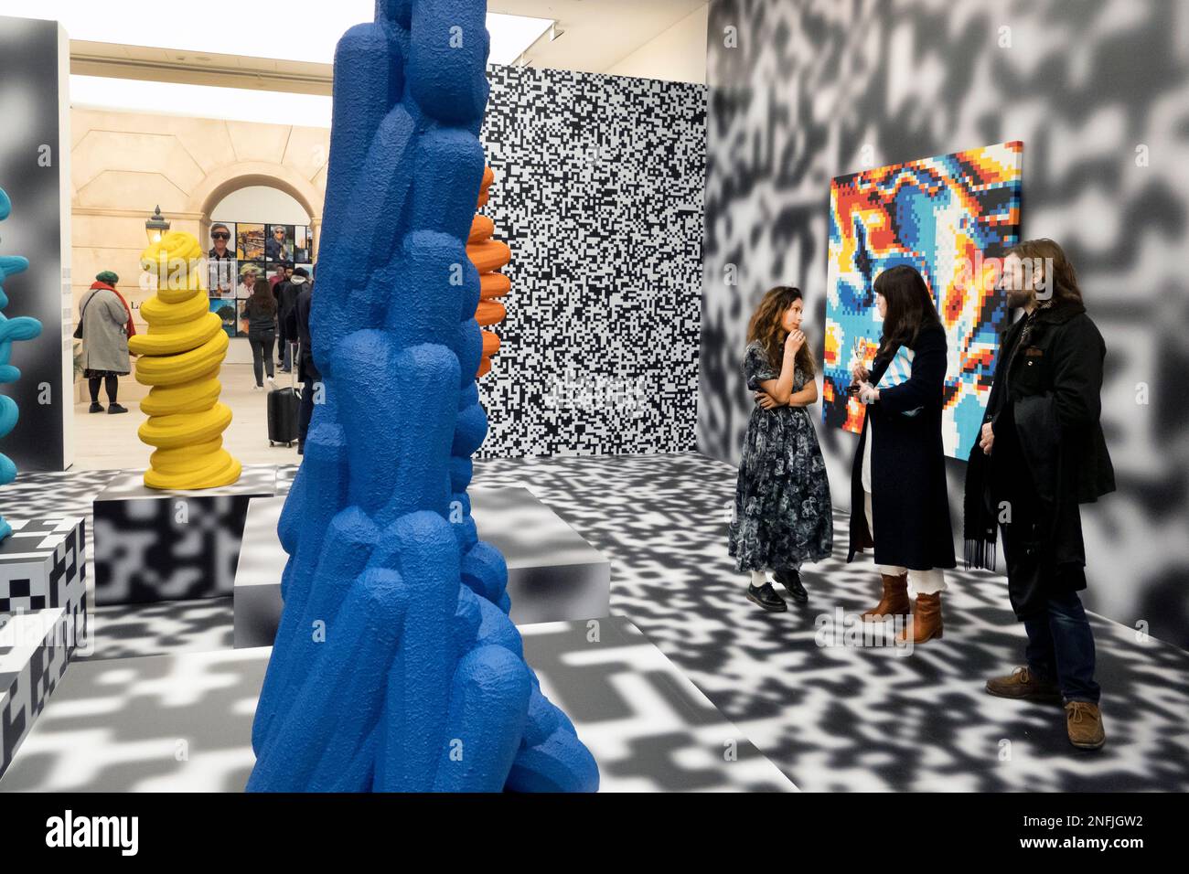 The opening of Street art exhibition'Beyond The Streets' at the Saatchi ...