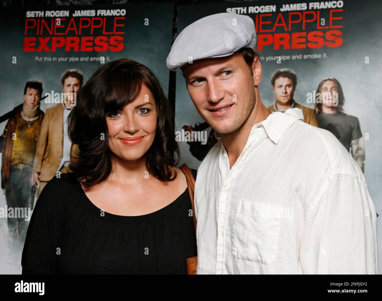 Actors, Patrick Wilson and his wife Dagmara Dominczyk attend a special ...