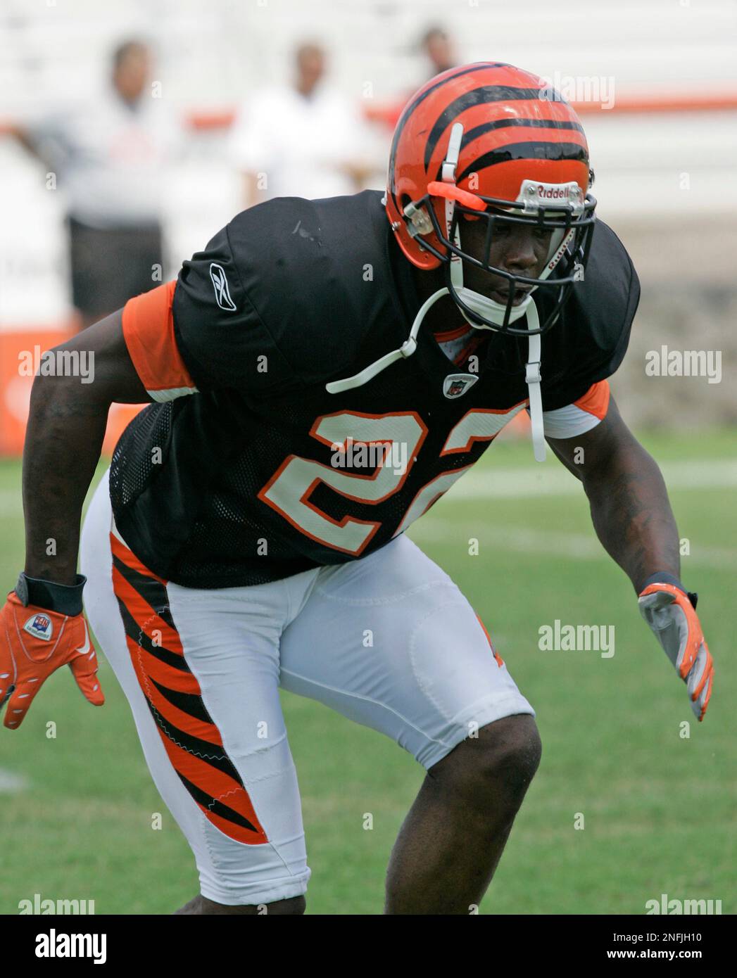 Cincinnati Bengals cornerback Johnathan Joseph during practice at ...