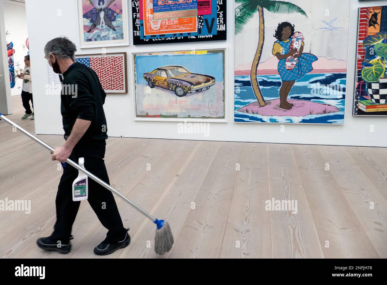 The opening of Street art exhibition'Beyond The Streets' at the Saatchi ...