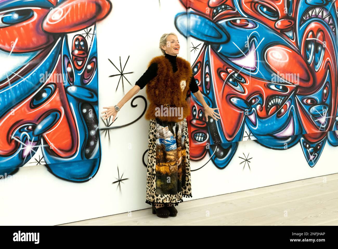 The opening of Street art exhibition'Beyond The Streets' at the Saatchi ...