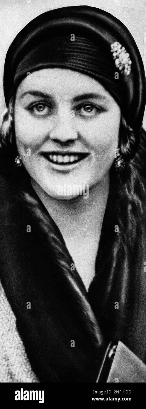 Lady Diana Mosley, second wife of Sir Oswald Mosley, was arrested in ...