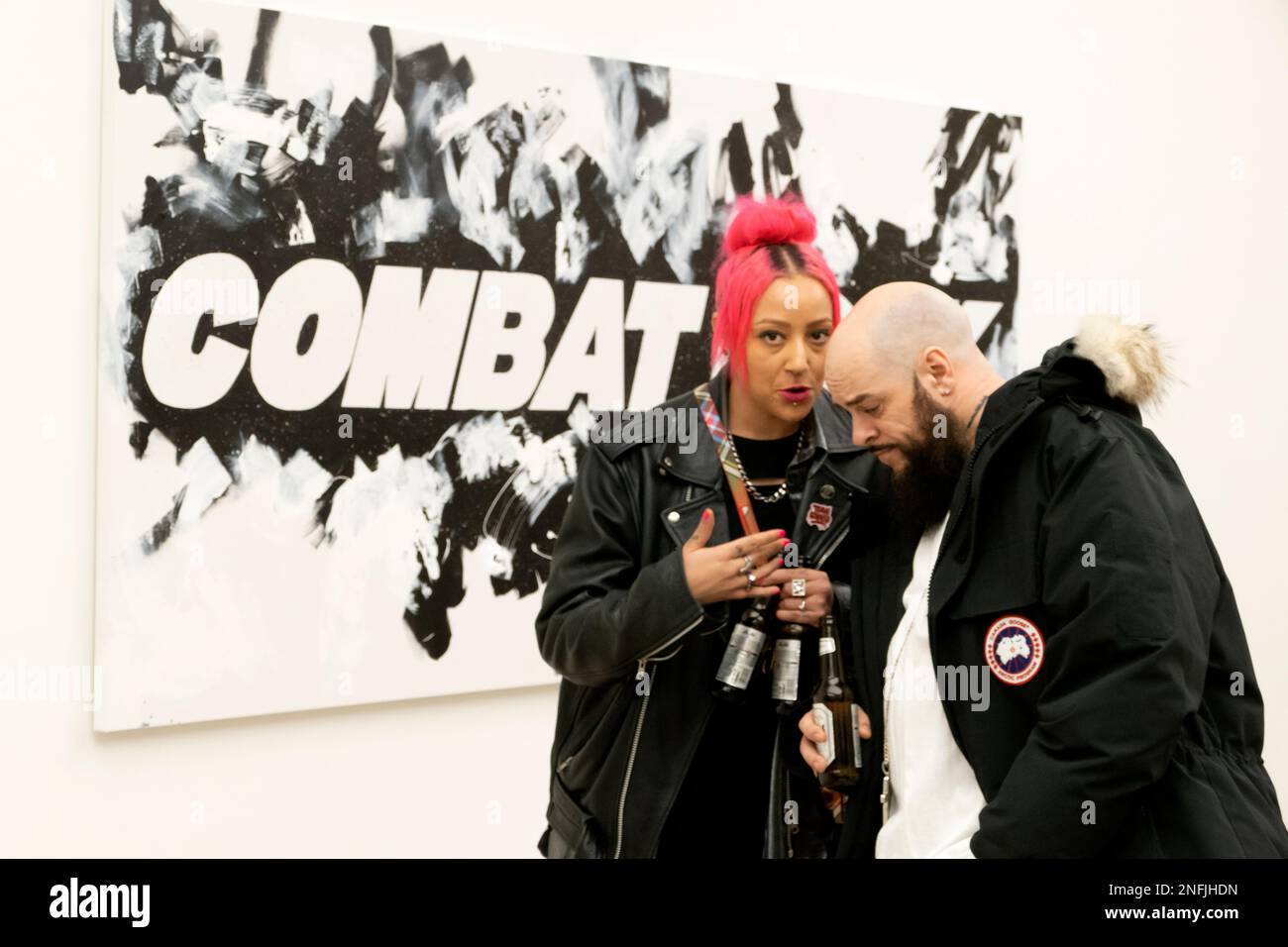 The opening of Street art exhibition'Beyond The Streets' at the Saatchi ...