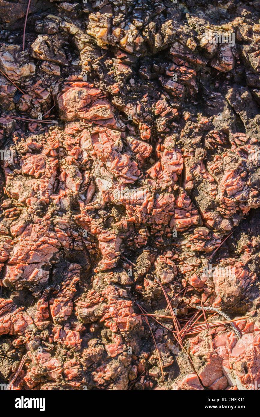 This close-up photo of rocks showcases the rugged, natural beauty of ...