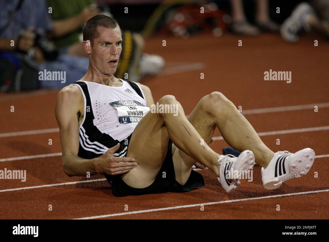 Ian Dobson after the men's 5000 meter final at the U.S. Olympic Track ...