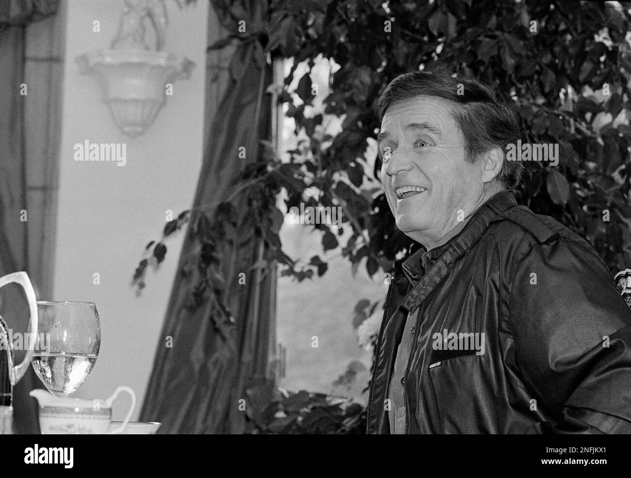 Mike Douglas TV Show Host shown at interview with Associated Press ...