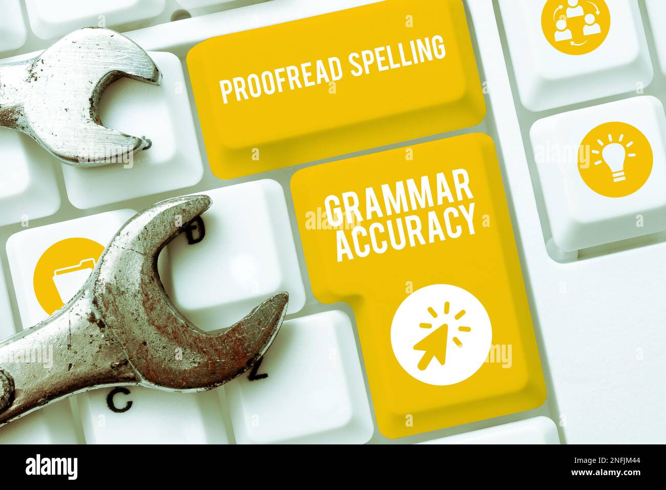 Writing displaying text Proofread Spelling Grammar Accuracy. Conceptual ...