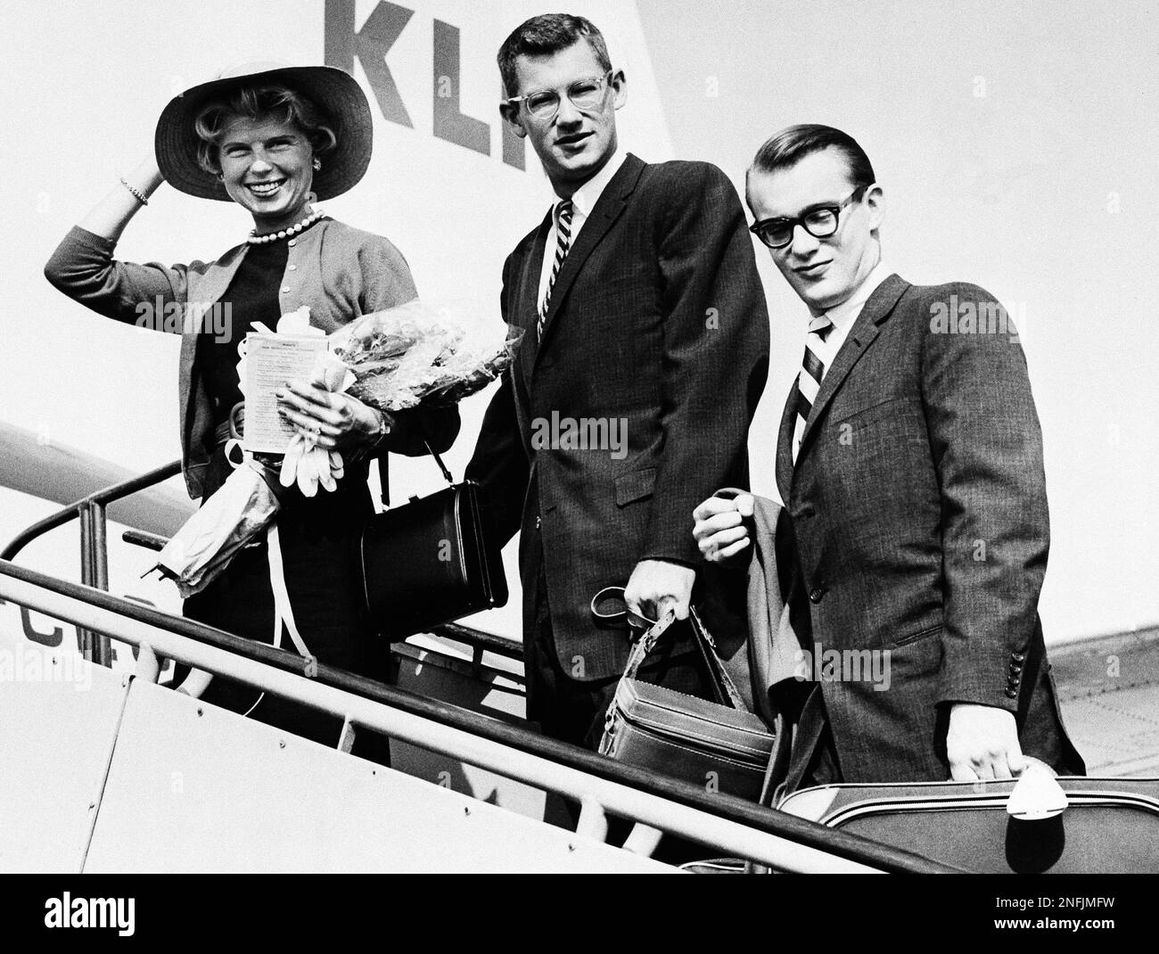 Members of the Rockefeller family arrived in Schiphol Airport ...