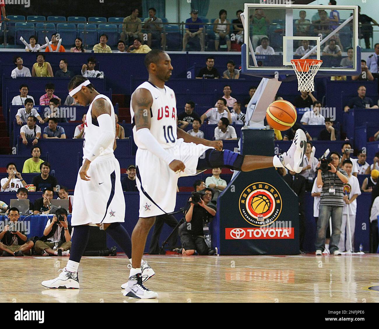 Kobe Bryant of USA men's basketball team for the Beijing 2008 Olympics ...