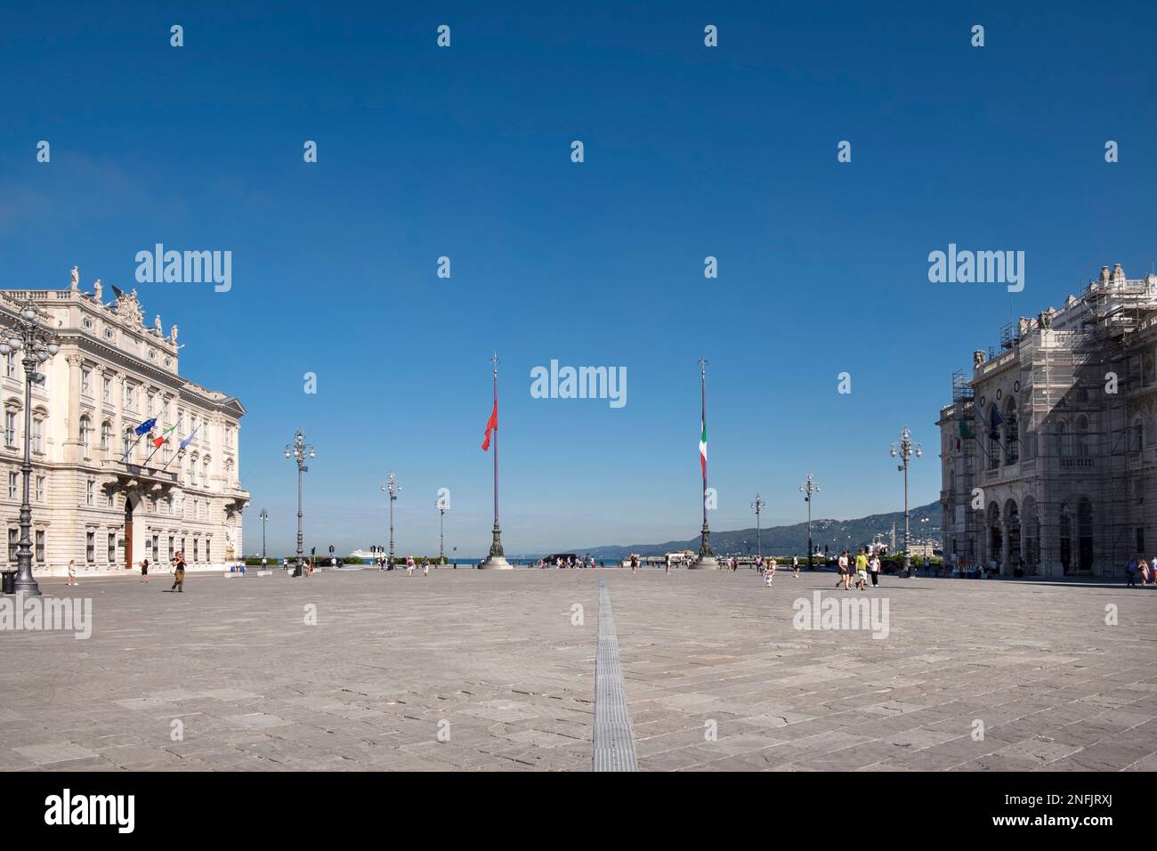 Italy. Friuli Venezia Giulia. Trieste. Piazza Unità d'Italia. Unità d ...