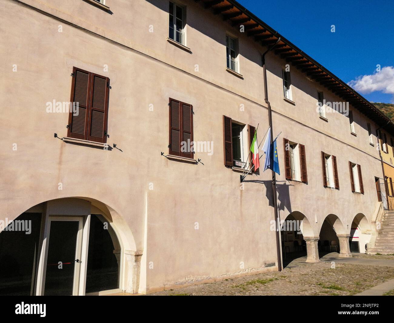 Italy. Capo di Ponte. national museum of prehistory Stock Photo - Alamy
