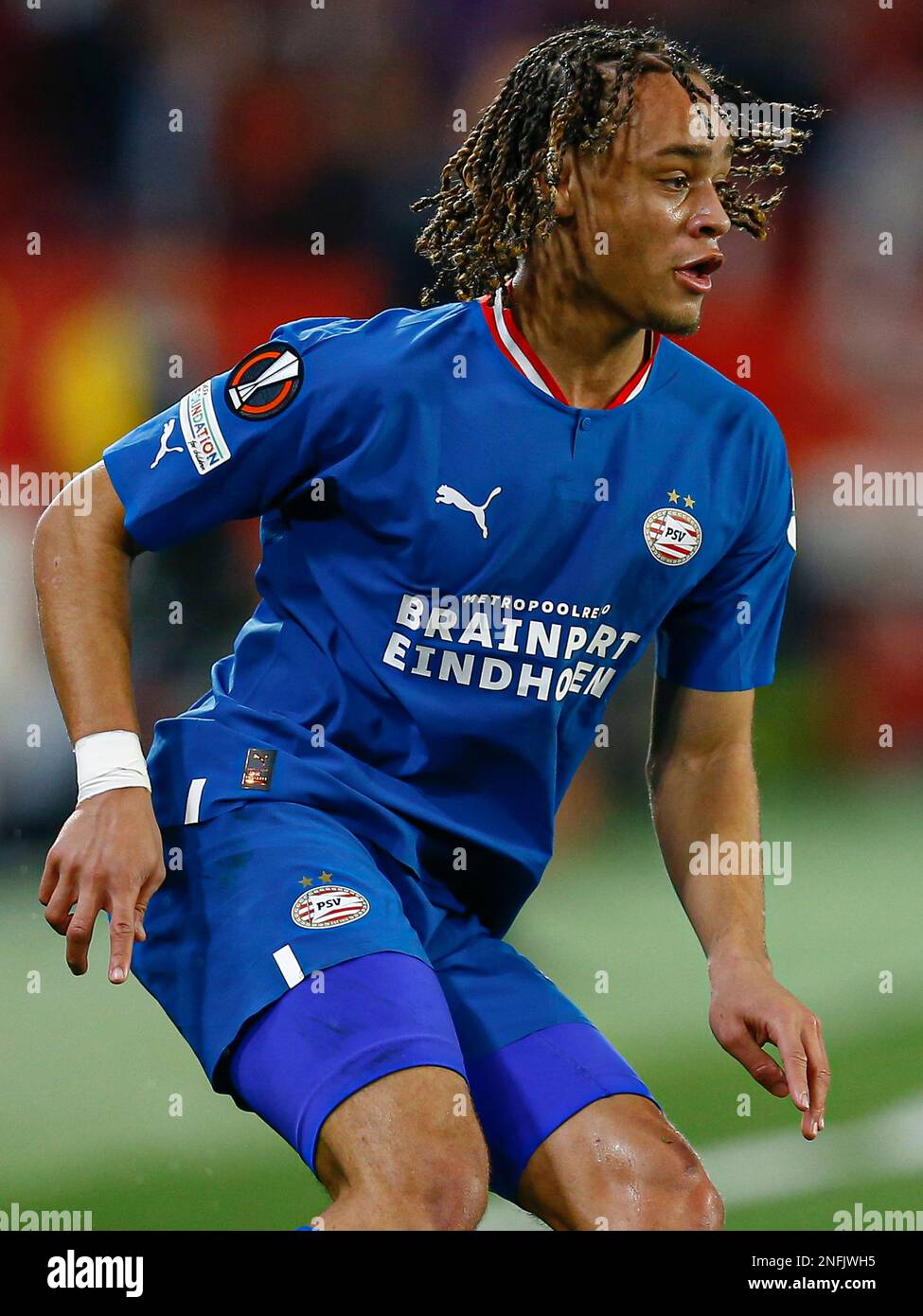 Xavi Simons of PSV Eindhoven during the UEFA Europa League match, Play ...