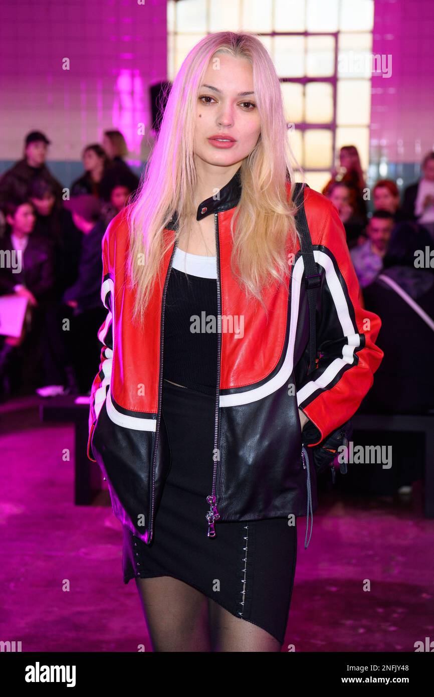 London, UK. 17 February 2023. Solange Smith on the front row during the ...