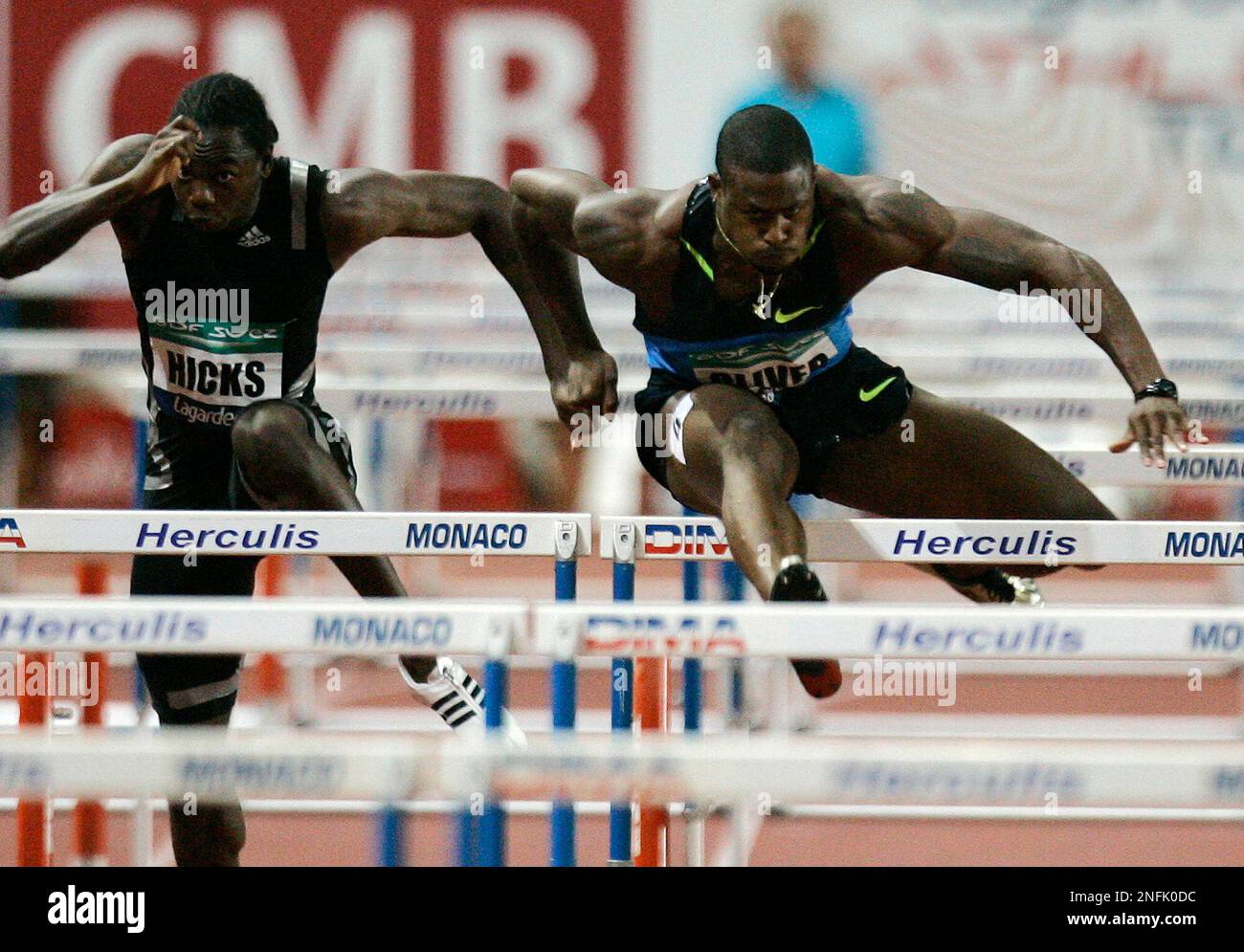 Antwon Hicks of the USA, left, and David Oliver David Oliver of the USA ...