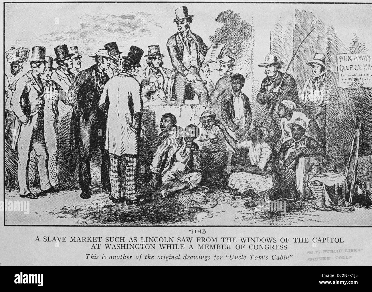 A painting of a slave market, in an undated photo.(AP Photo Stock Photo ...