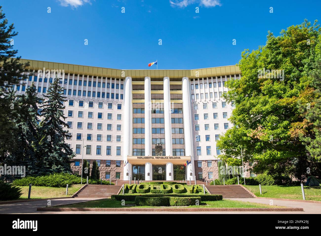 Moldova. Chisinau. Parliament building Stock Photo - Alamy