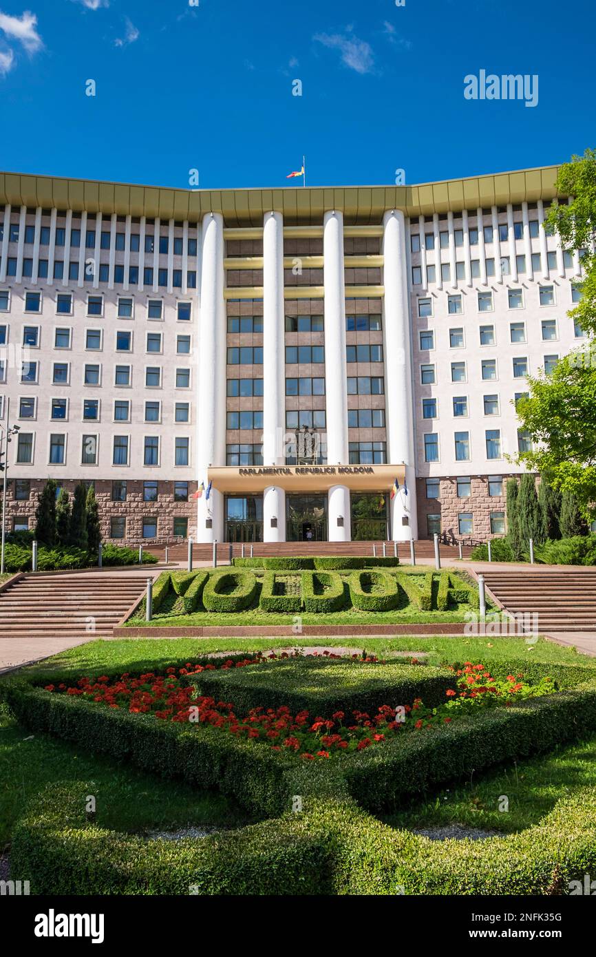 Moldova. Chisinau. Parliament building Stock Photo - Alamy