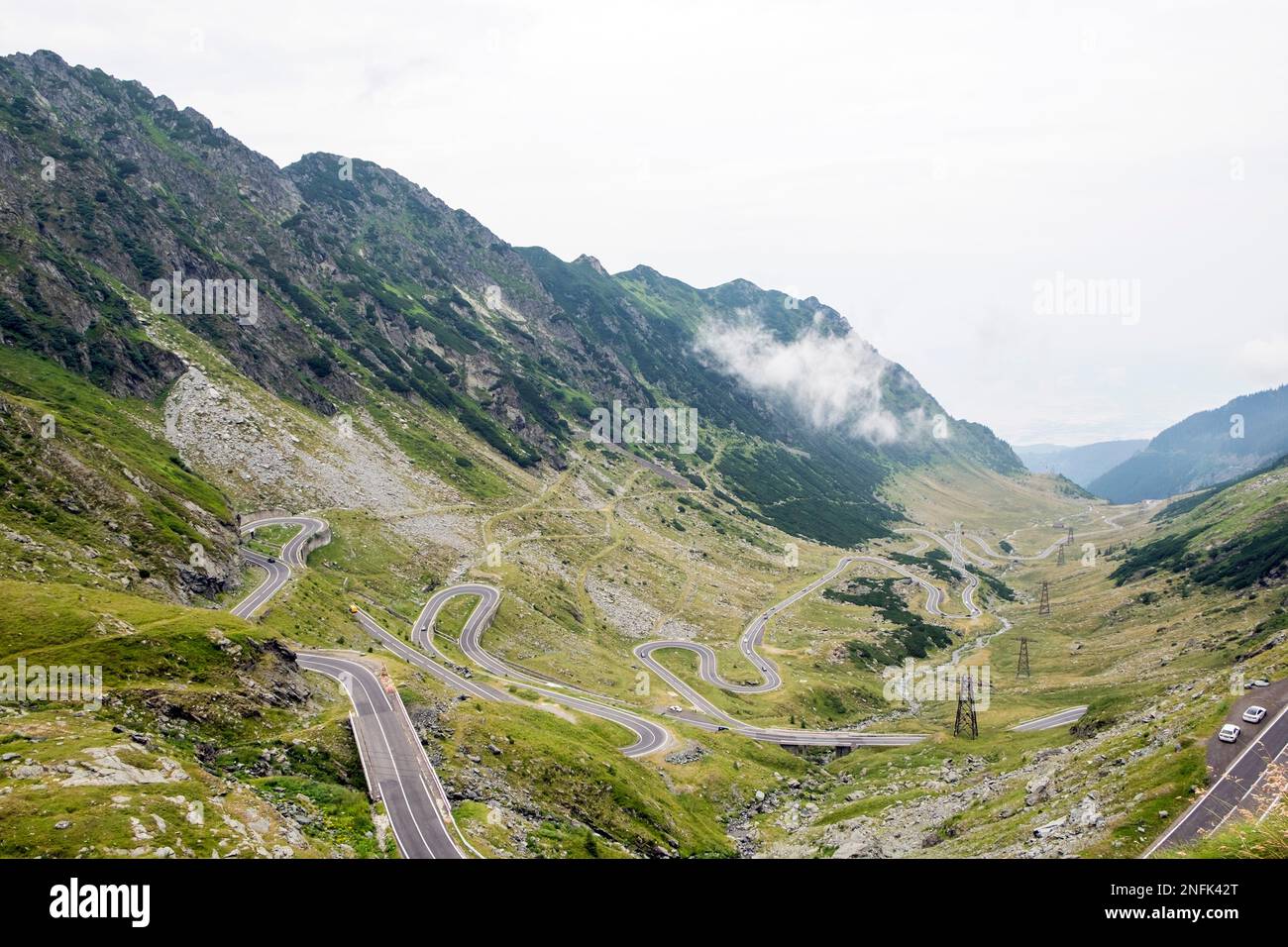 Romania. Transylvania. Transfagarasan road Stock Photo - Alamy