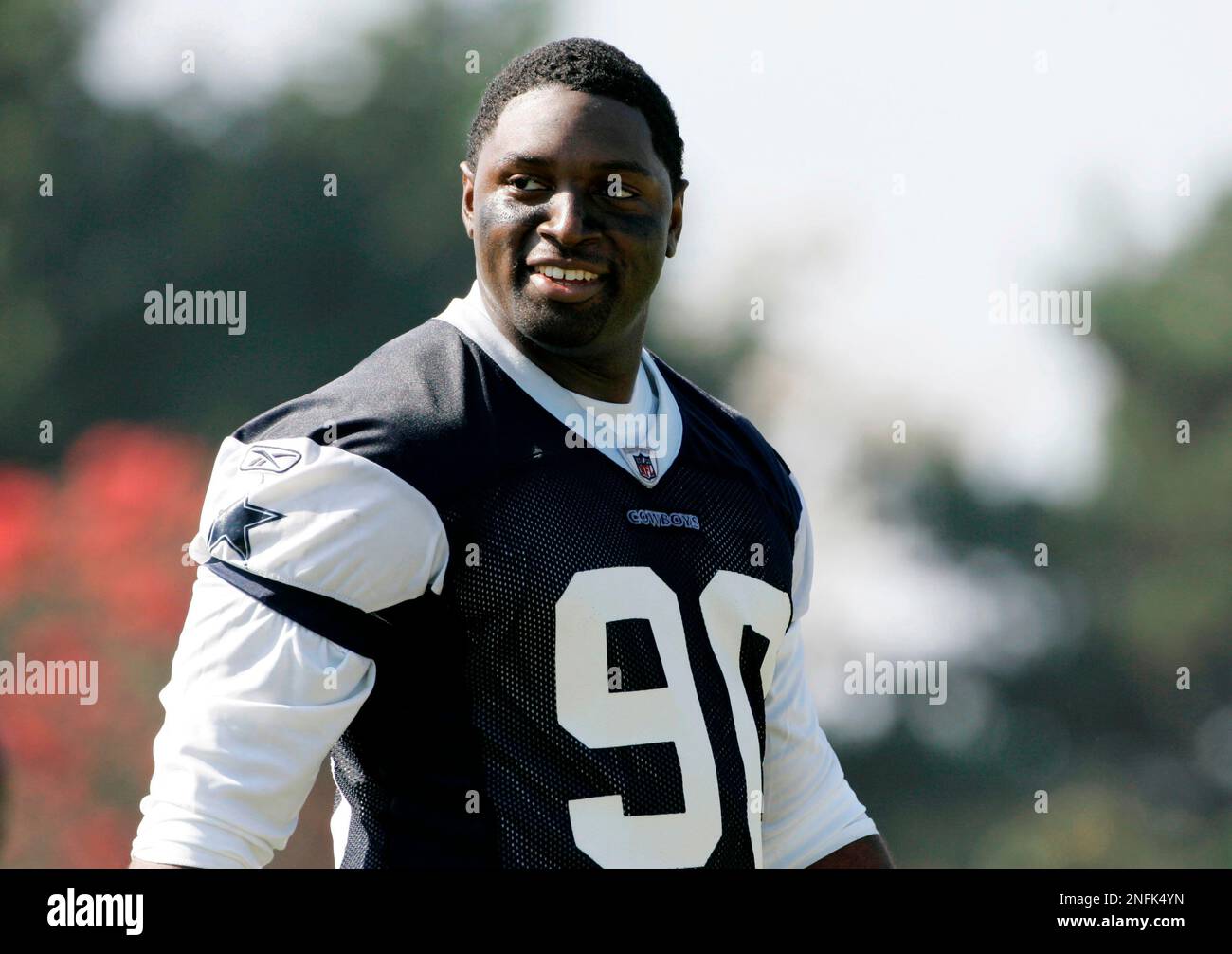 Dallas Cowboys defensive end Jay Ratliff (90) during NFl training camp ...