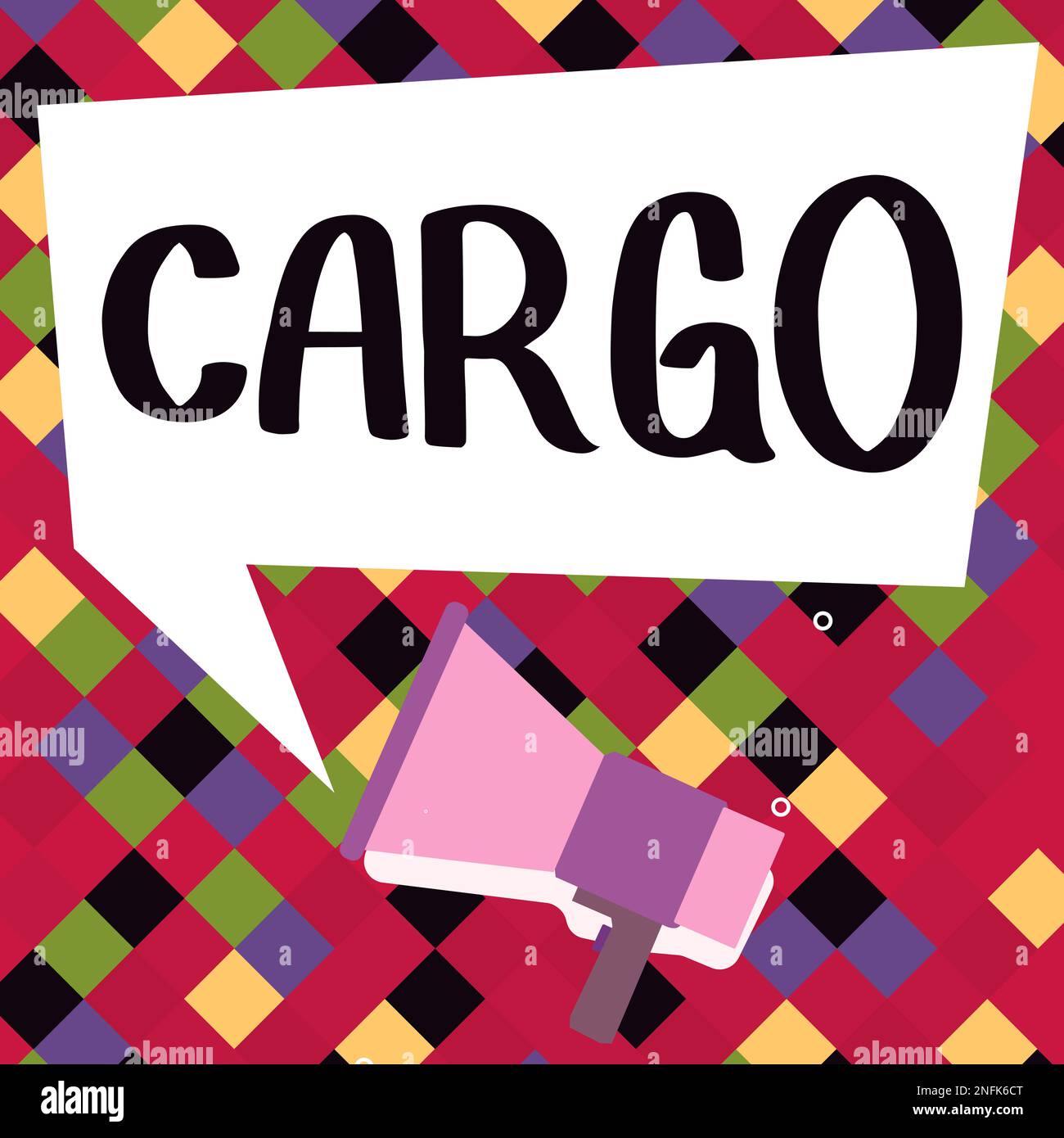 Hand writing sign Cargo. Business showcase The goods Merchandise ...