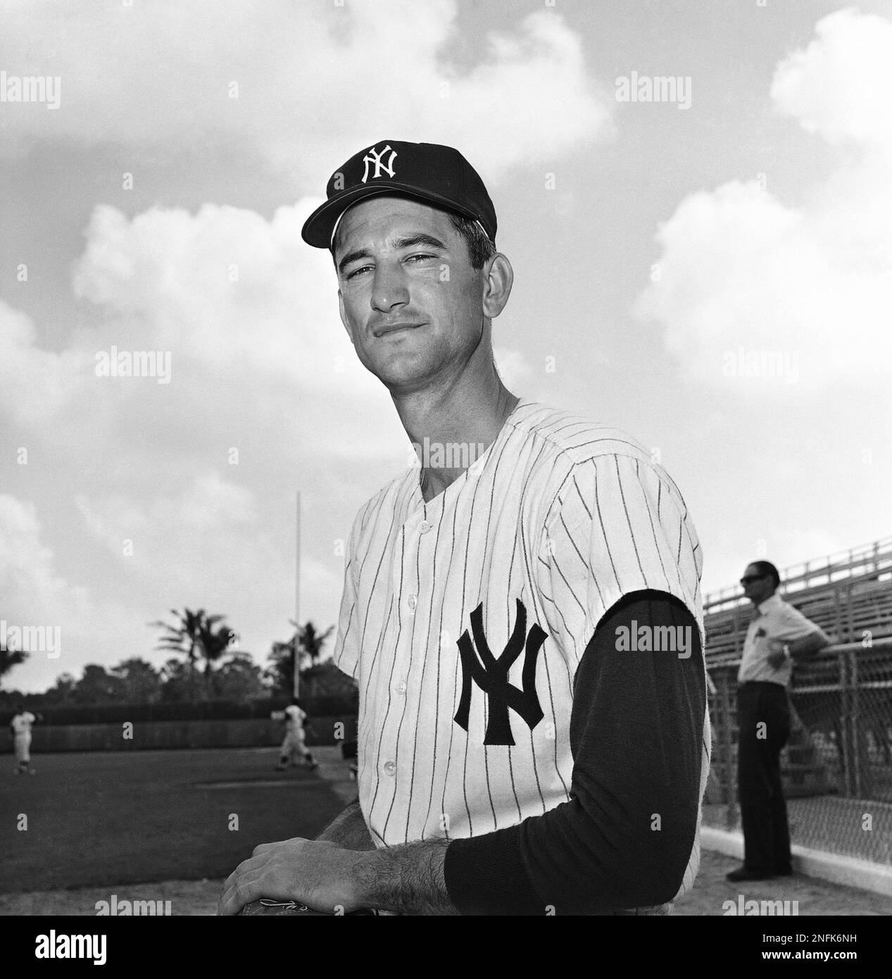 New York Yankees pitcher, Steve Hamilton poses for camera, March 4 ...