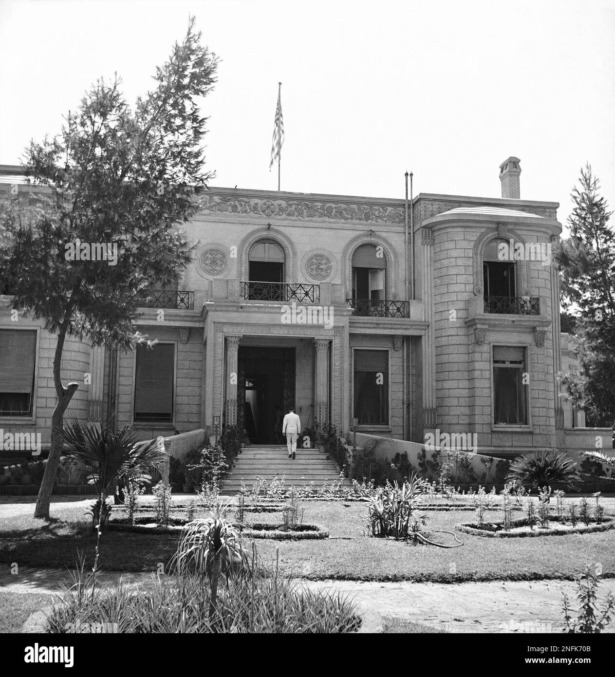 U.S. Army Headquarters building in Egypt, August 1942. (AP Photo/Weston ...