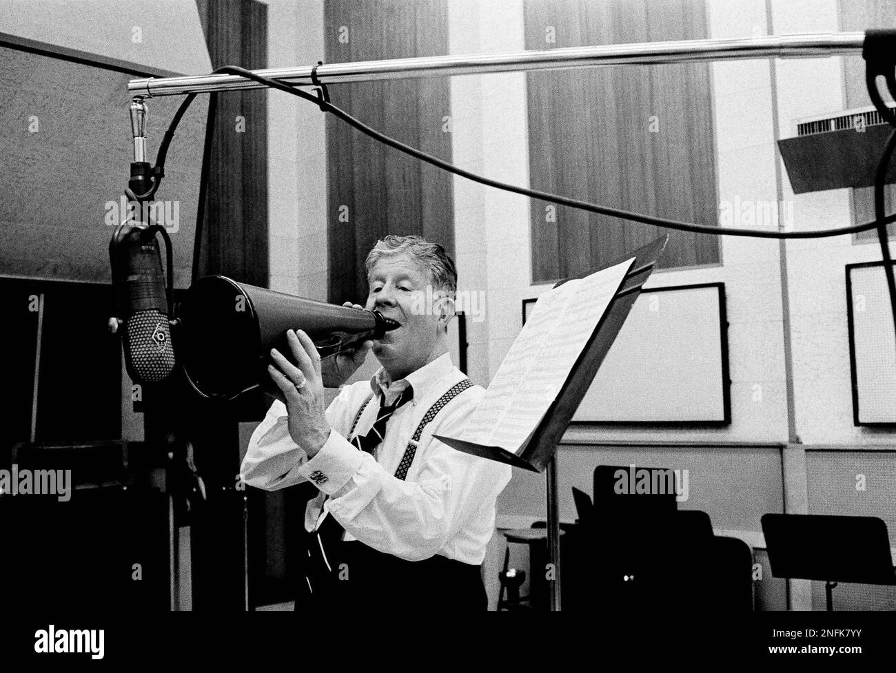 Singer Rudy Vallee has hauled out his megaphone once more, Dec. 2, 1966 ...