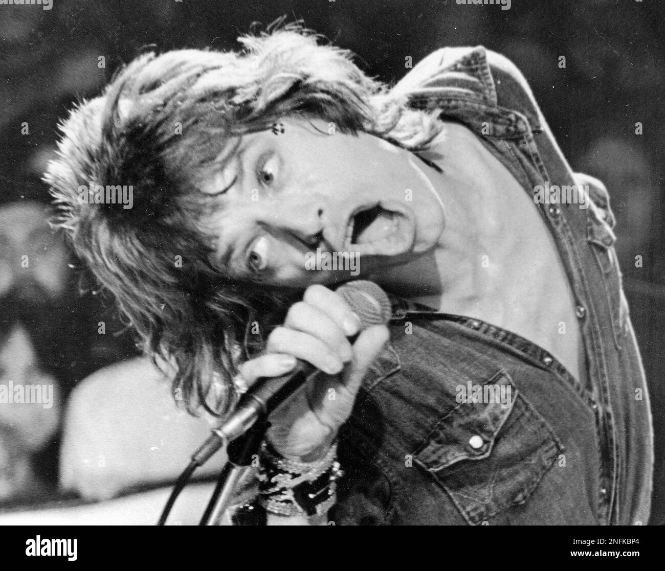 ** FILE ** Mick Jagger of the Rolling Stones gyrates during a ...