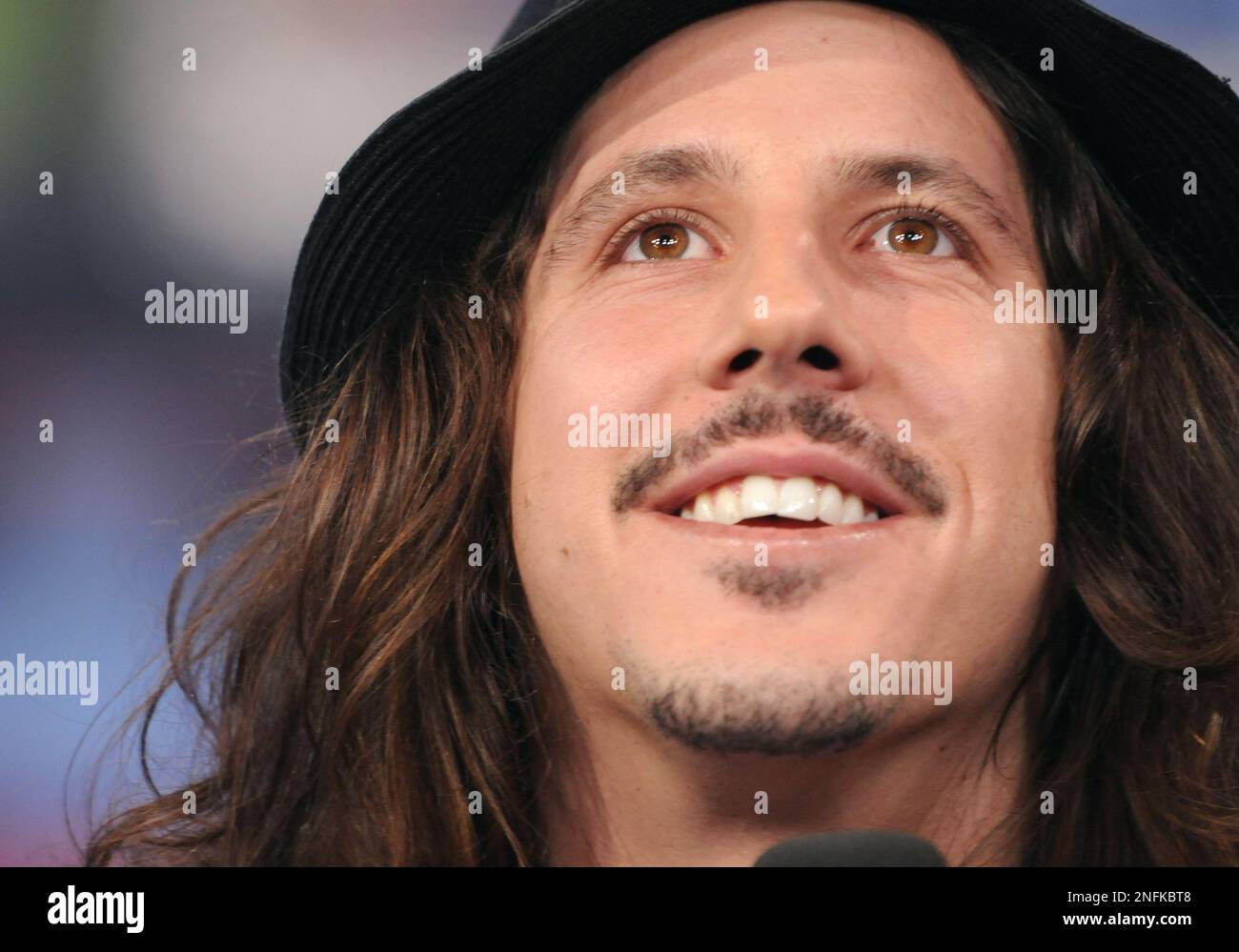 Musician Cisco Adler makes an appearance at MTV Studio's in Times ...