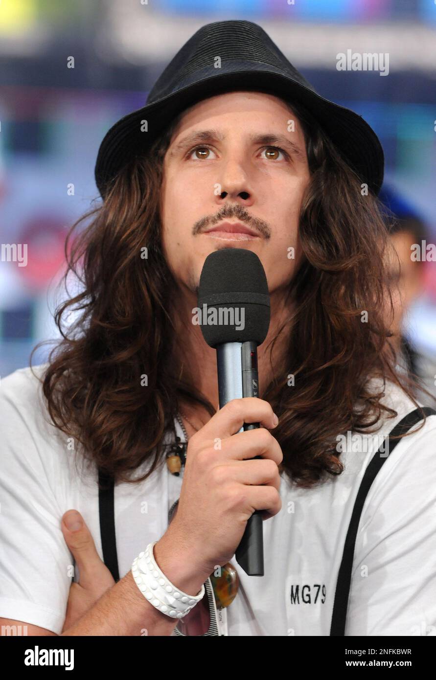 Musician Cisco Adler makes an appearance at MTV Studio's in Times ...