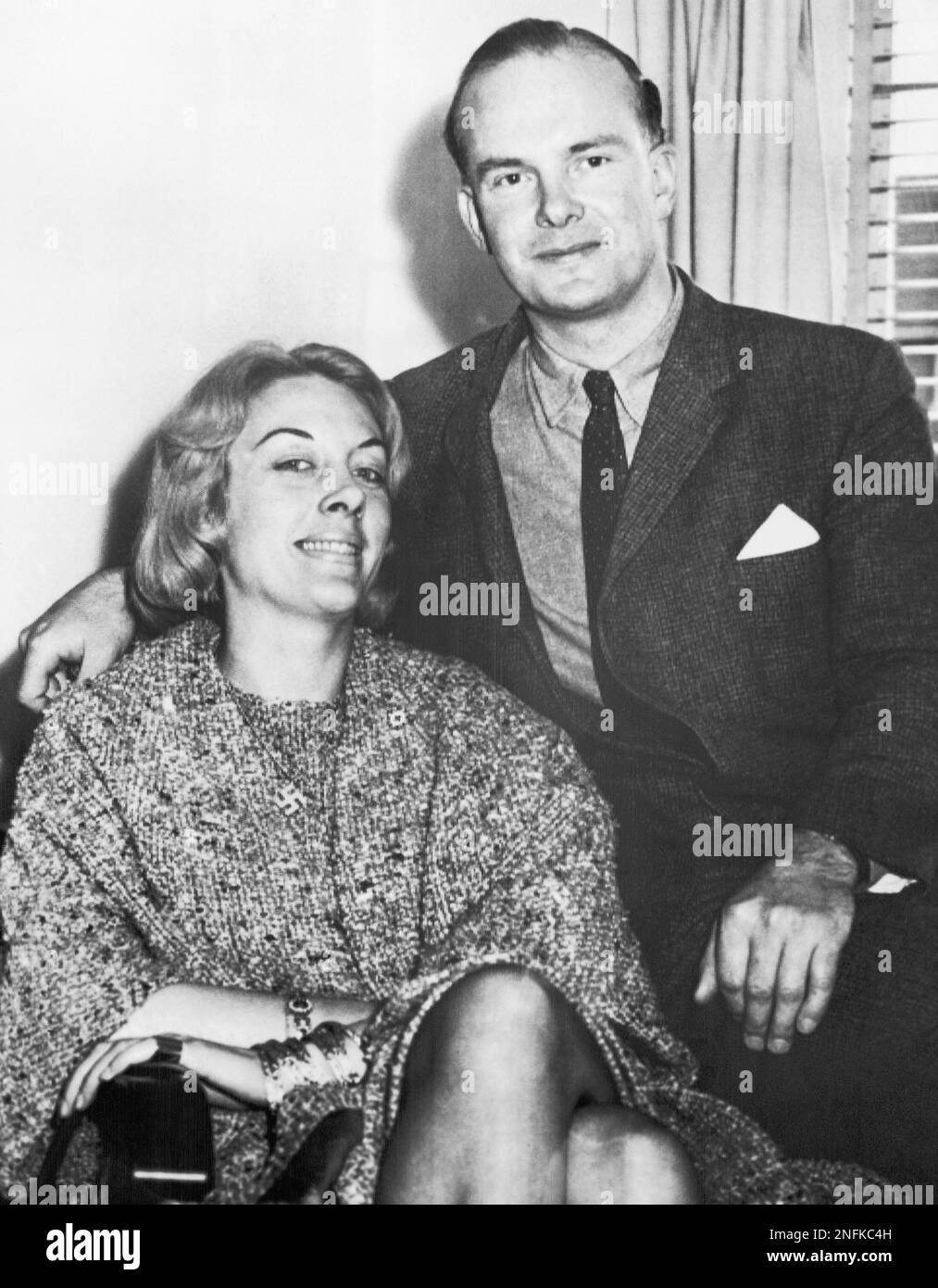 Colin Jordan, leader of Britain's National Socialist movement is shown ...