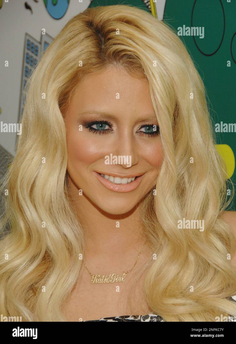 Singer Aubrey O'Day makes an appearance on MTV's Total Request Live at ...