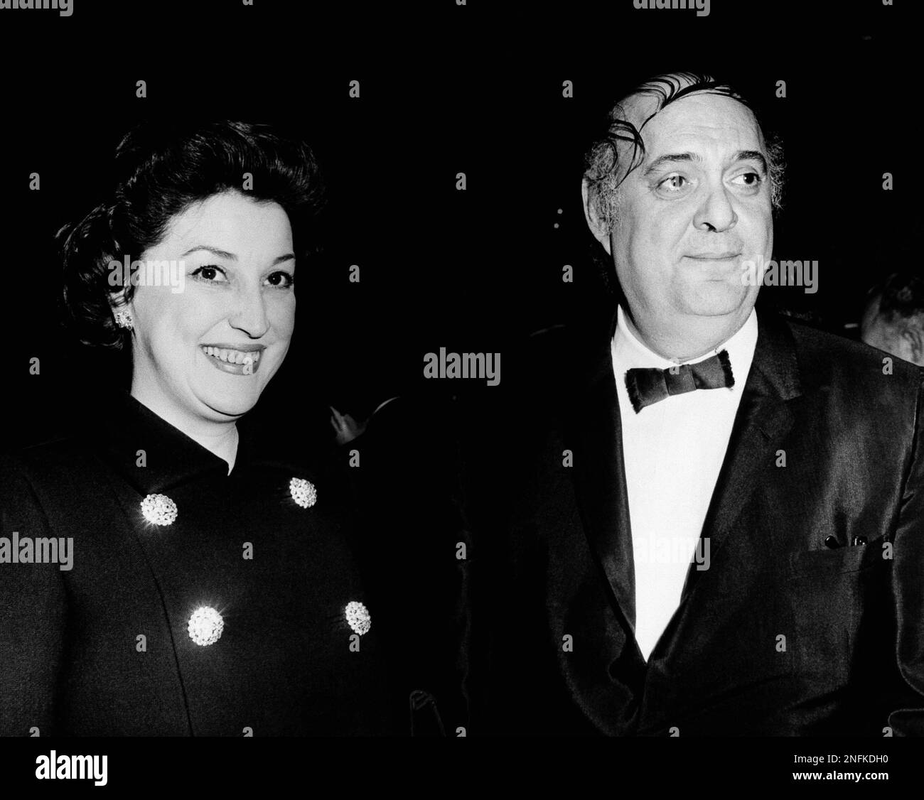 Zero Mostel is seen with his wife Kathryn on March 30, 1966. (AP Photo ...