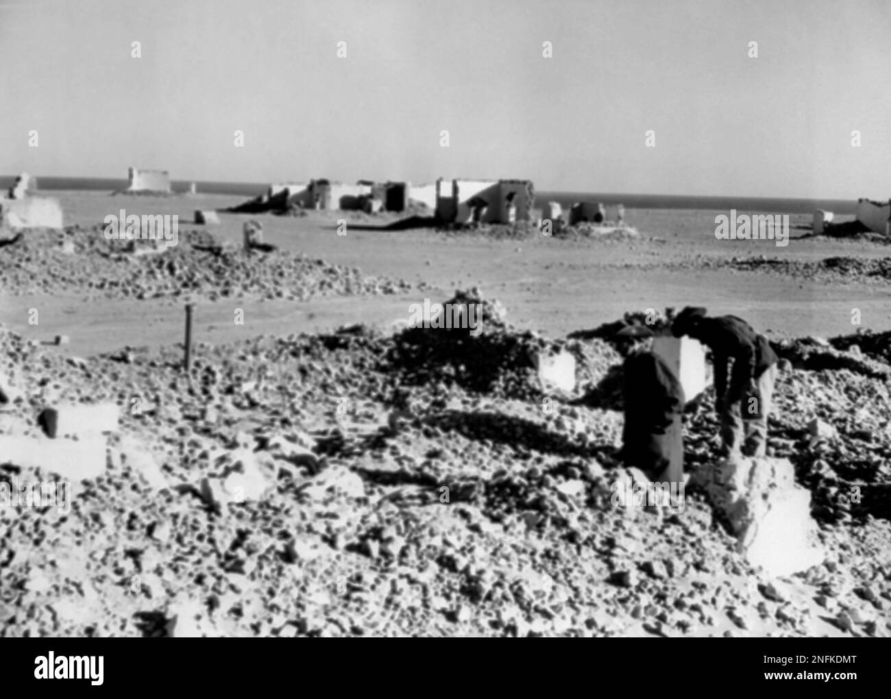 This is what was left of a part of Sidi Barrani, Dec. 11, 1941, when ...