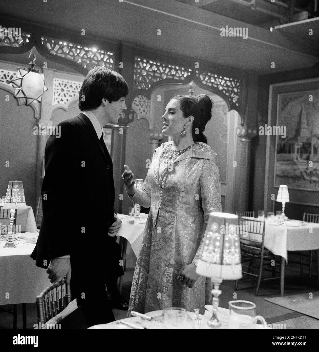 British actress Eleanor Bron, the Beatles' leading lady in their second ...