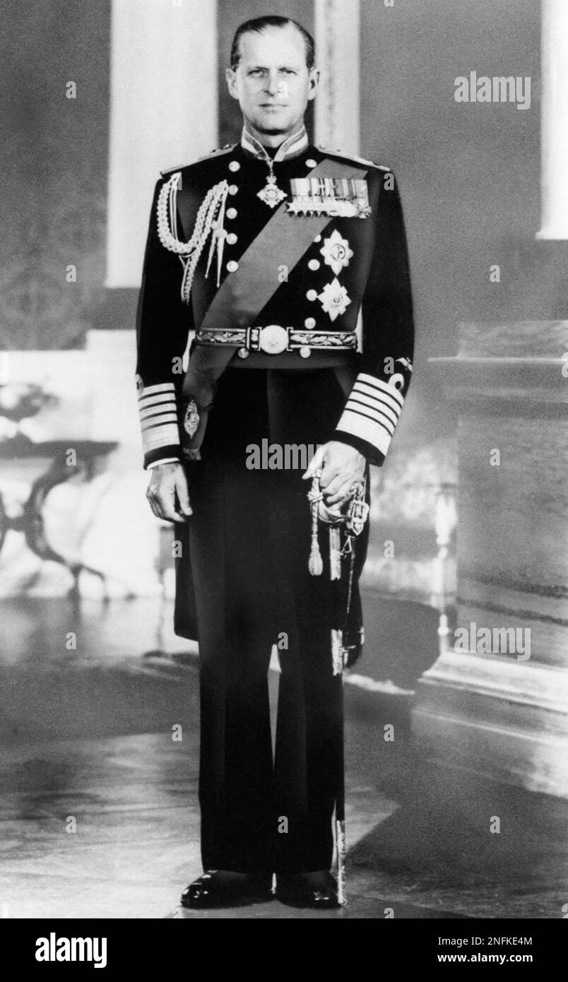 Prince Philip, the Duke of Edinburgh, posed recently on Jan. 19, 1966 ...