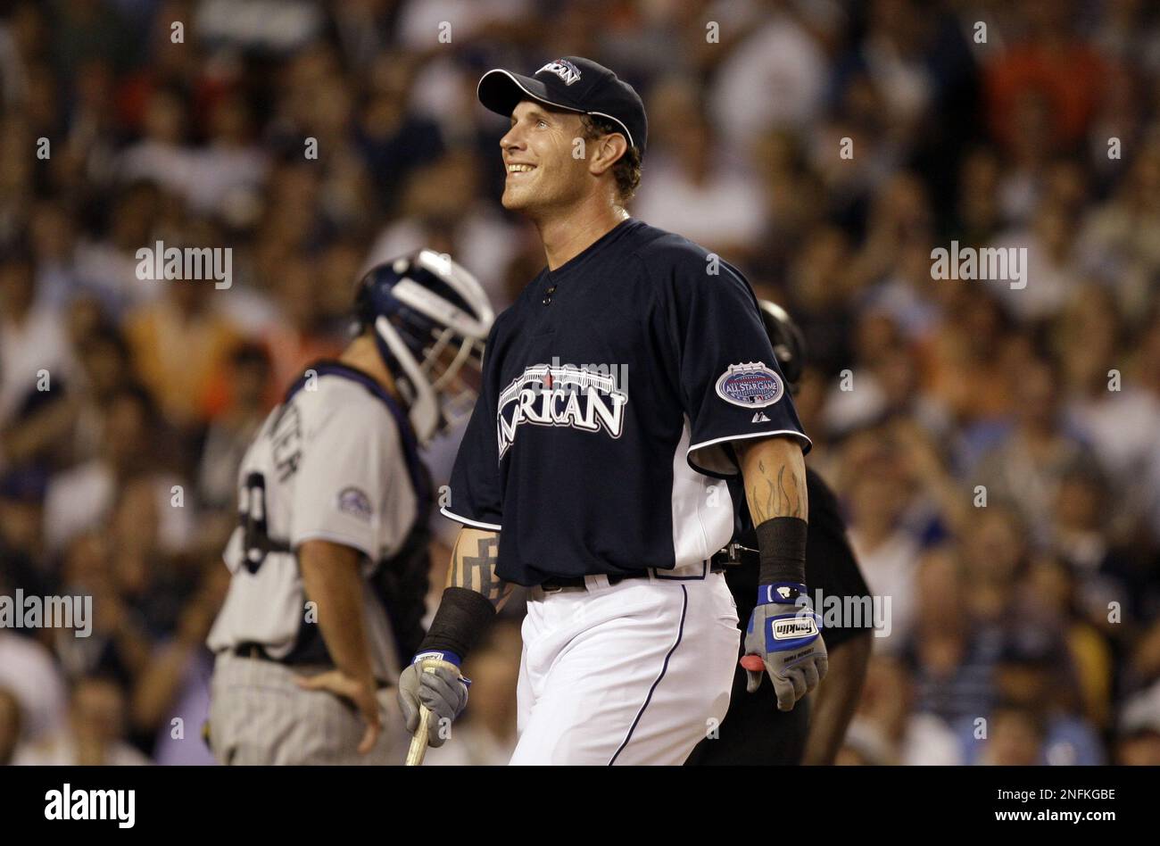 Texas Rangers' Josh Hamilton during the Major League Baseball All-Star ...