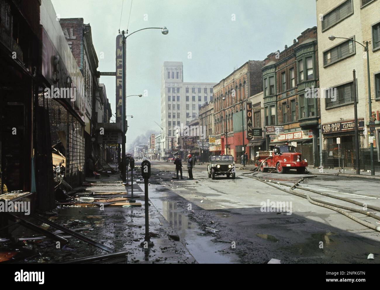 Chicago erupted in riots and arson following the news of the ...